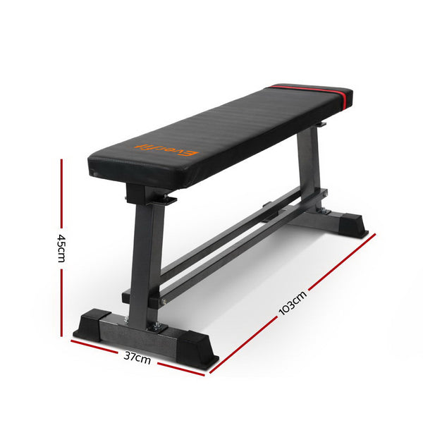 Weight Bench Flat Bench Press Home Gym Equipment 300kg Capacity ...
