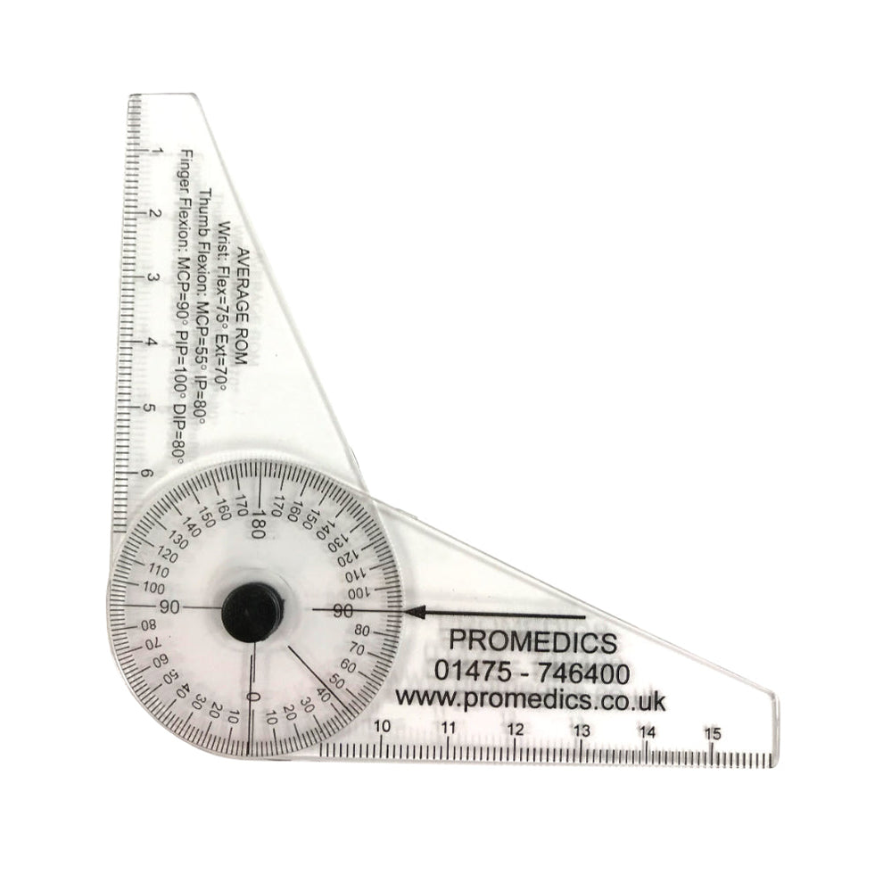 Finger goniometer – precision 360° angle measuring tool – Health Wholesale