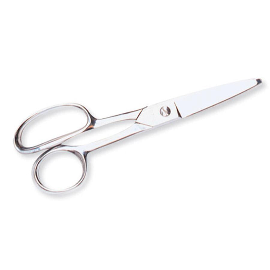 Gingher Heavy Duty Chrome‑Plated Scissors — 7.6 cm Blades, Rounded Tip ...